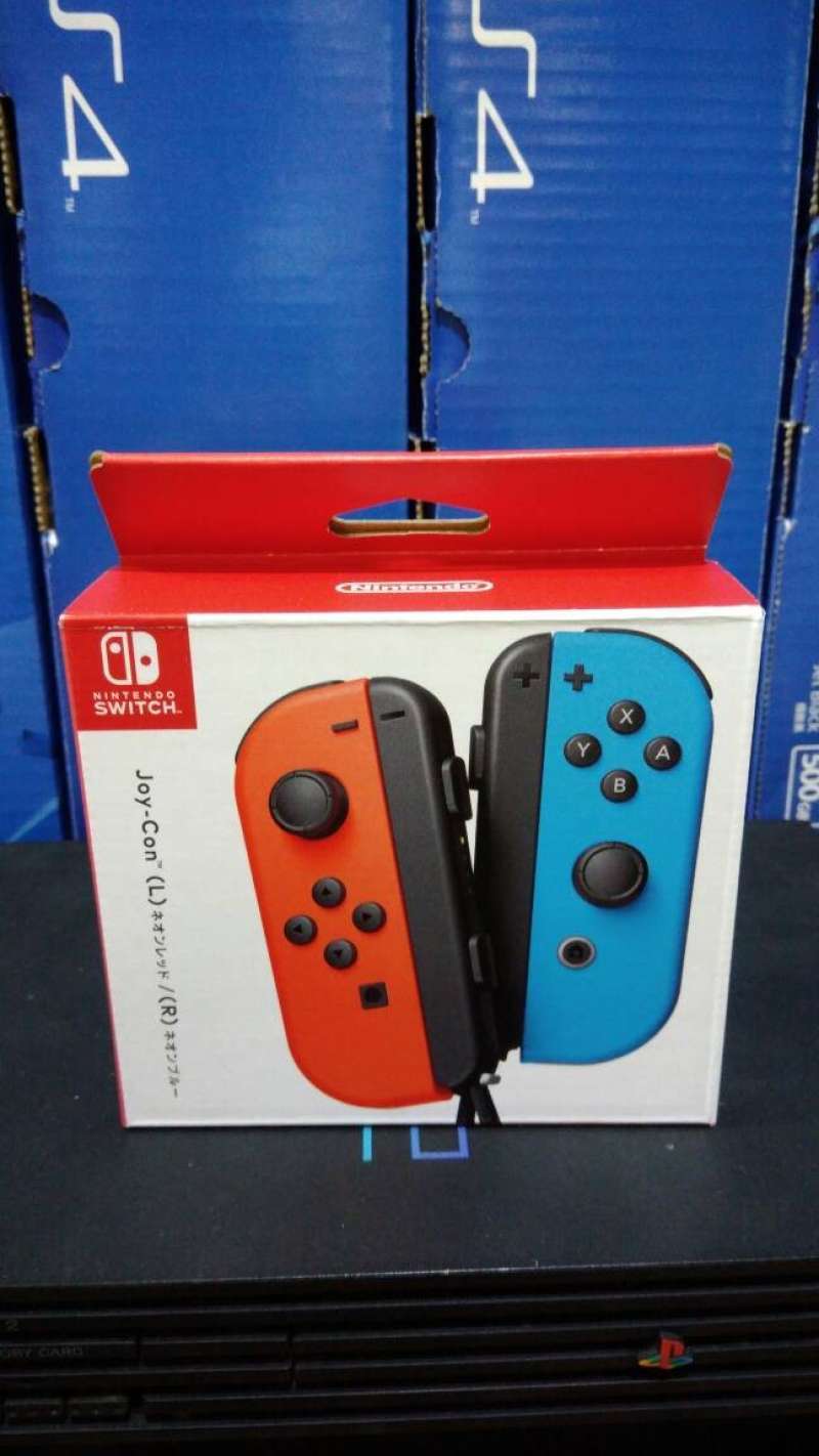 Jual CONTROLLER (JOY CON) NINTENDO SWITCH NEON RED & BLUE di Seller ...