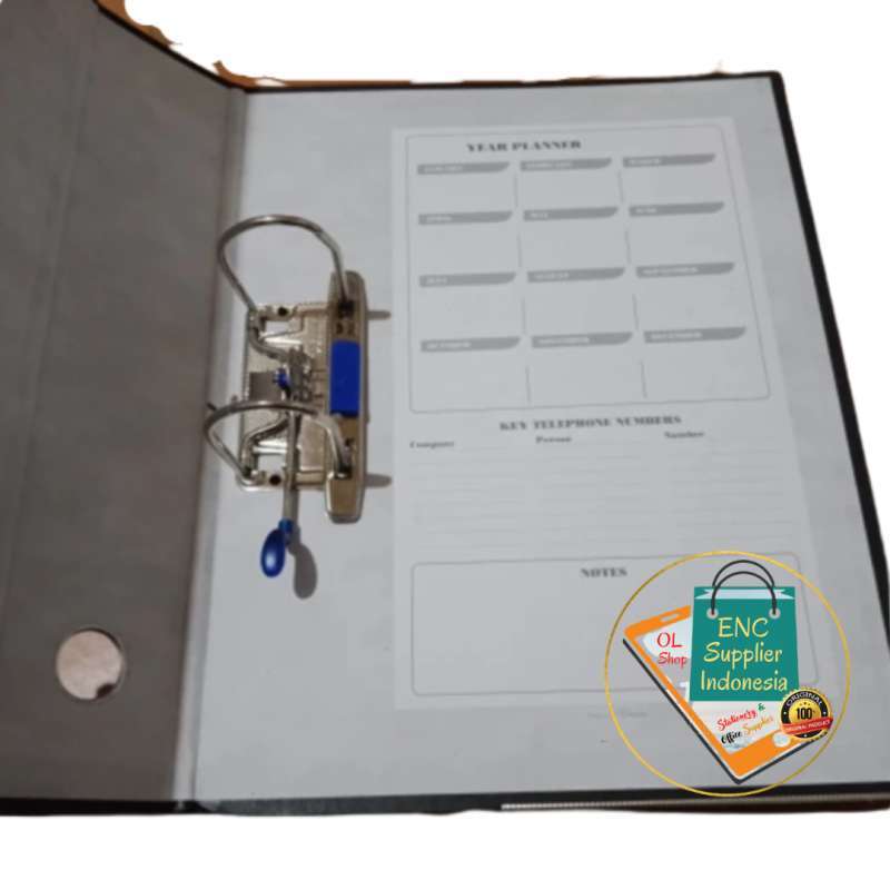 Jual Bindex 1 Buah Ordner Folio 75 Mm Binder File F4 75mm Bambi Per Pcs ...