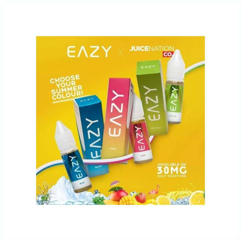 Jual Eazy Saltnic 30Mg Series Liquid 15Ml By Juicenation X Eazycorp ...
