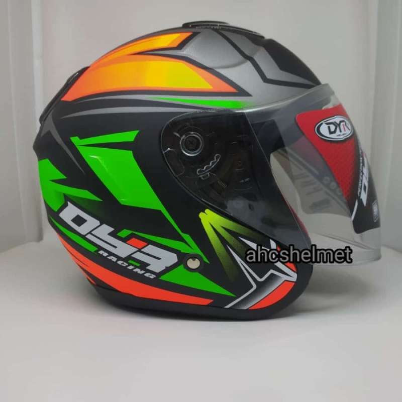 Jual Helm Half Face Dewasa Sni DYR Osaka Thunder di Seller BagusShop ...