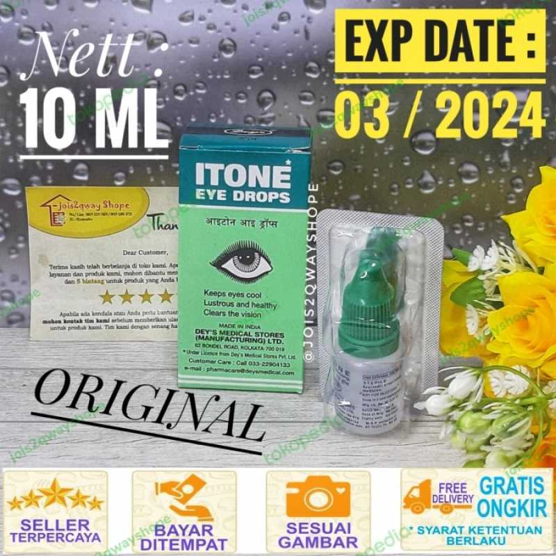 Promo Obat Tetes Mata Itone Eye Drops 10Ml /Obat Mata Lelah/Obat Mata ...