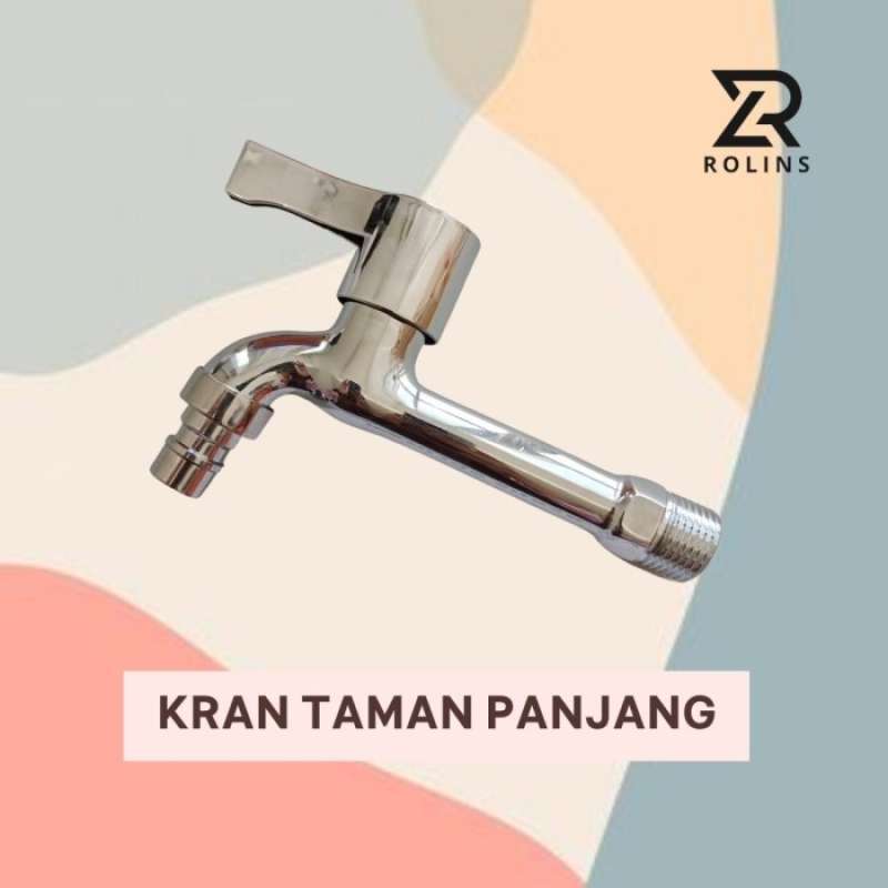 Jual Kran Taman Panjang keran tembok panjang Full Kuningan Anti Karat ...