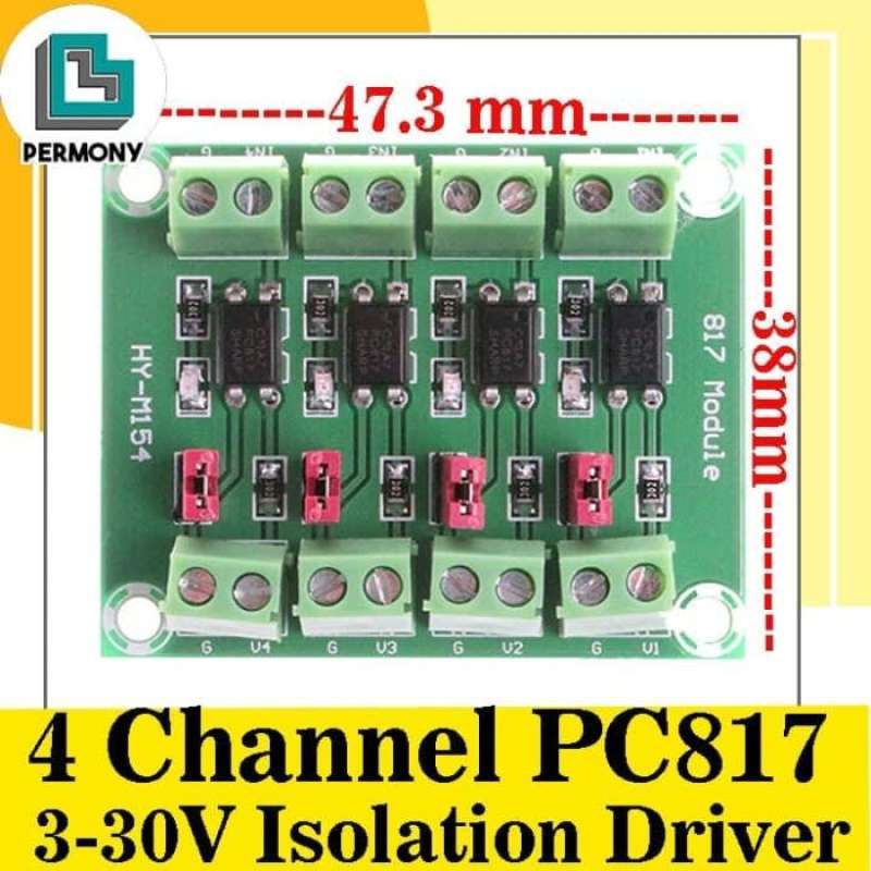 Promo Baru PC817 4 Channel Optocoupler Module 4 Ch Opto Terbatas Diskon ...