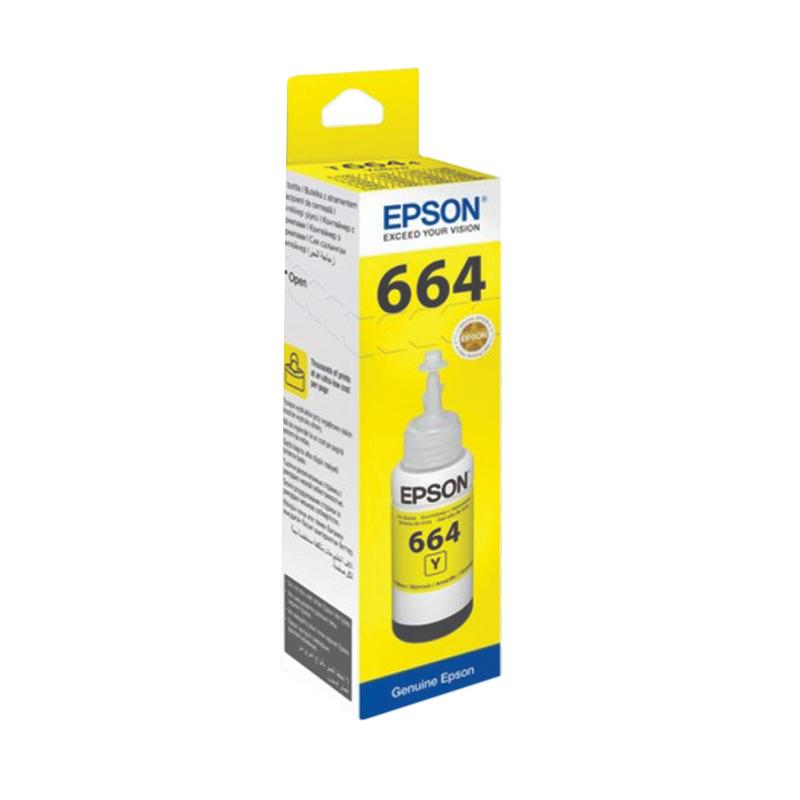 Jual Epson 664 T664 Tinta Cartridge - Yellow [Original] di Seller Planet Komputer - Kota ...