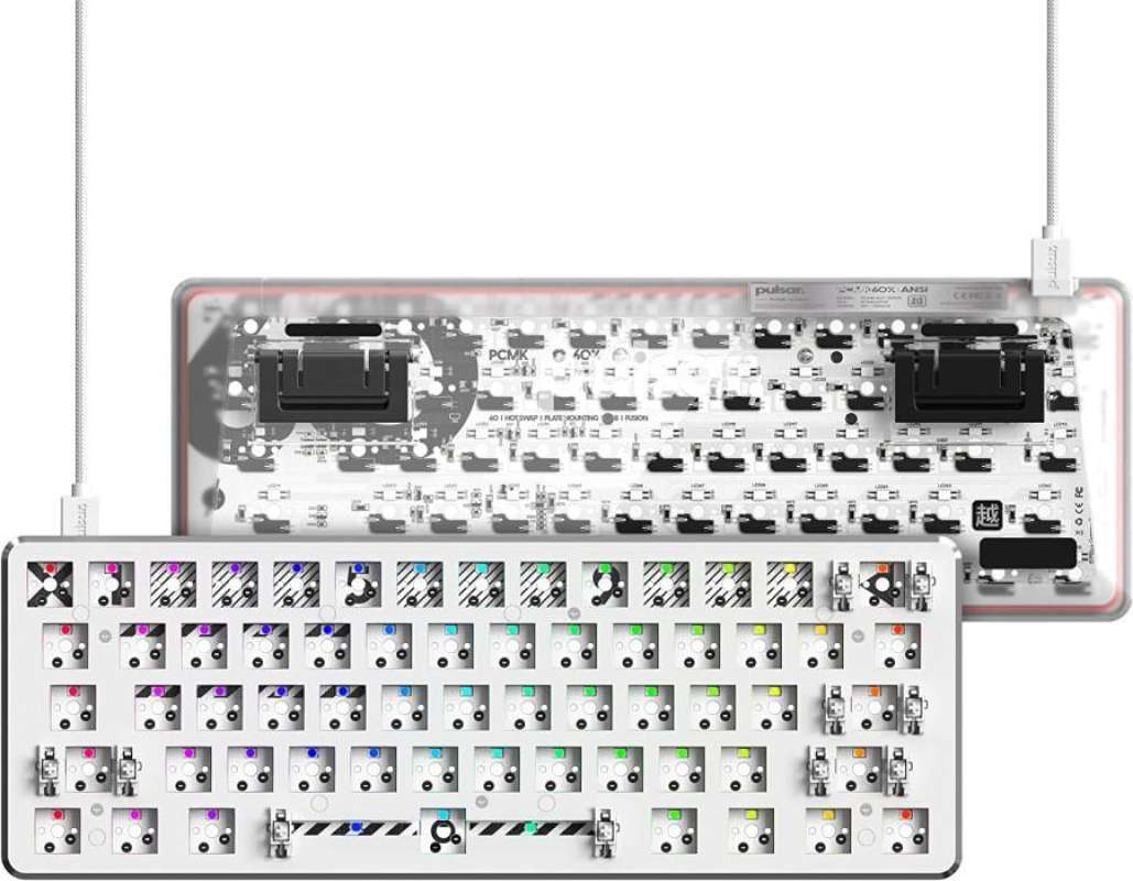 Jual PULSAR PCMK 60% ANSI BAREBONE WHITE Keyboard 61 Key Gaming ...