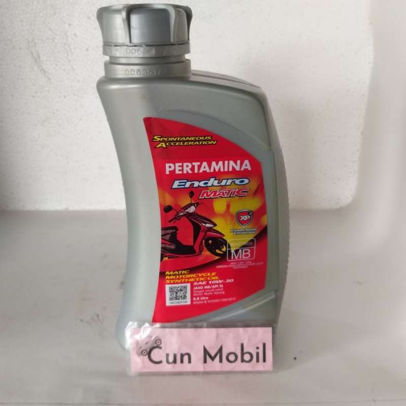 Jual Oli Mesin Pertamina Enduro Matic 0,8 Liter Jaso Mb Api -Sl Sae 10W ...