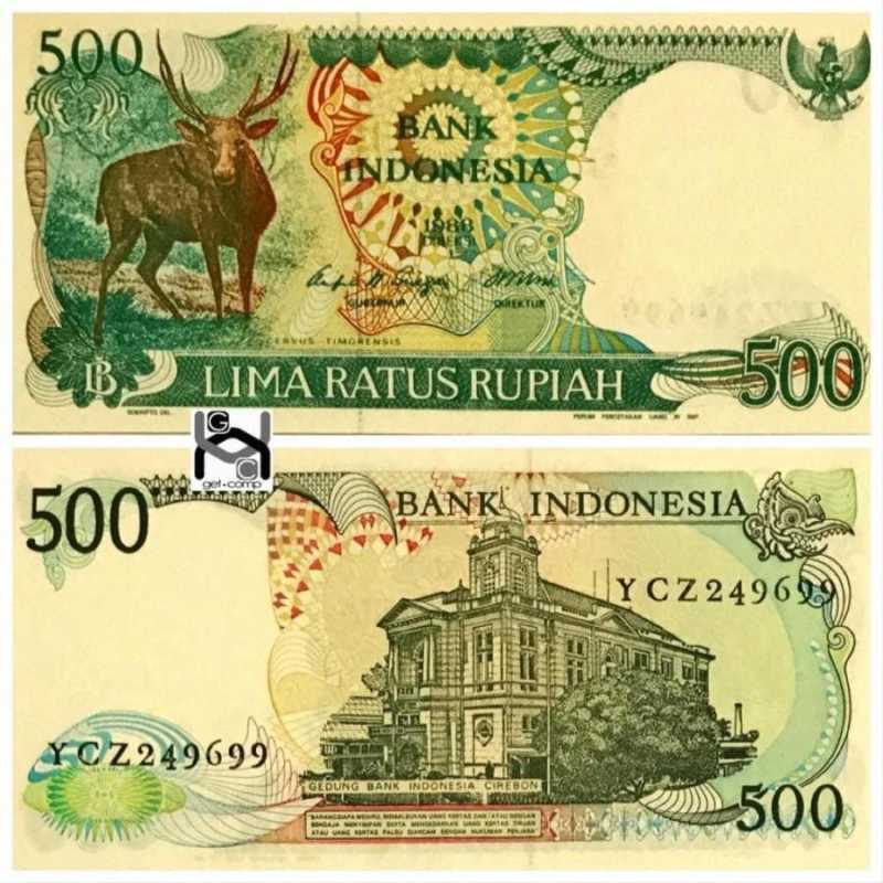 Jual UANG KUNO 500 RUPIAH RP TH 1988 UANG KUNO UANG KERTAS LAMA di ...
