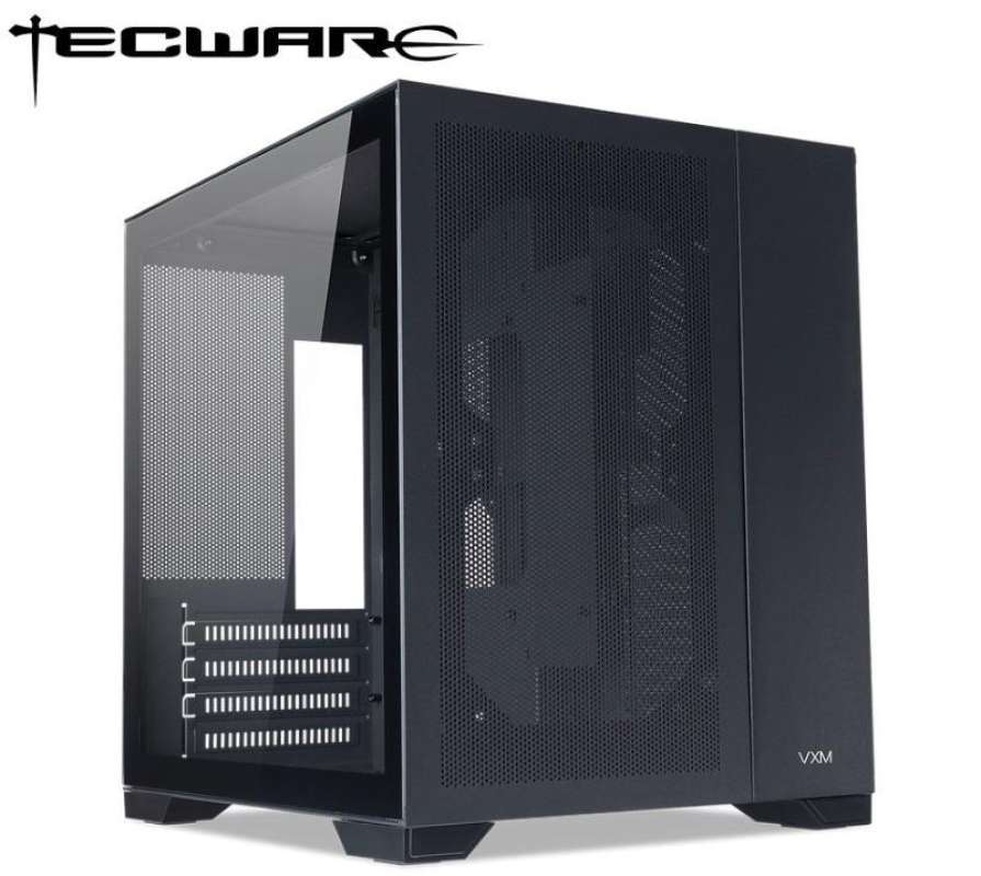 Jual TECWARE VXM MESH BLACK Tempered Glass Micro mATX Mini ITX CASE di ...