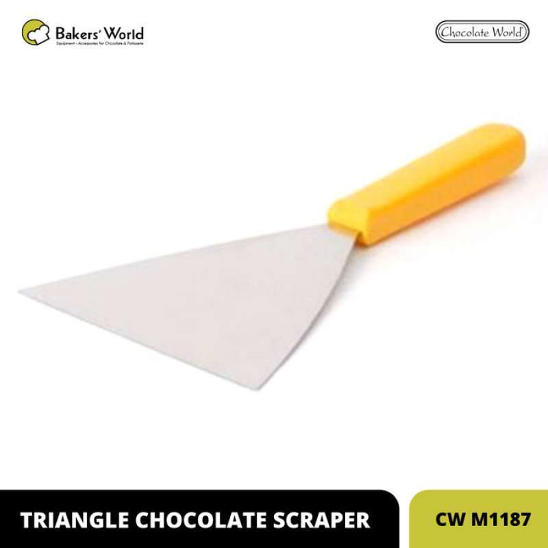 Promo Scraper kue segitiga - Chocolate World - Scrapper Triangle 15cm ...