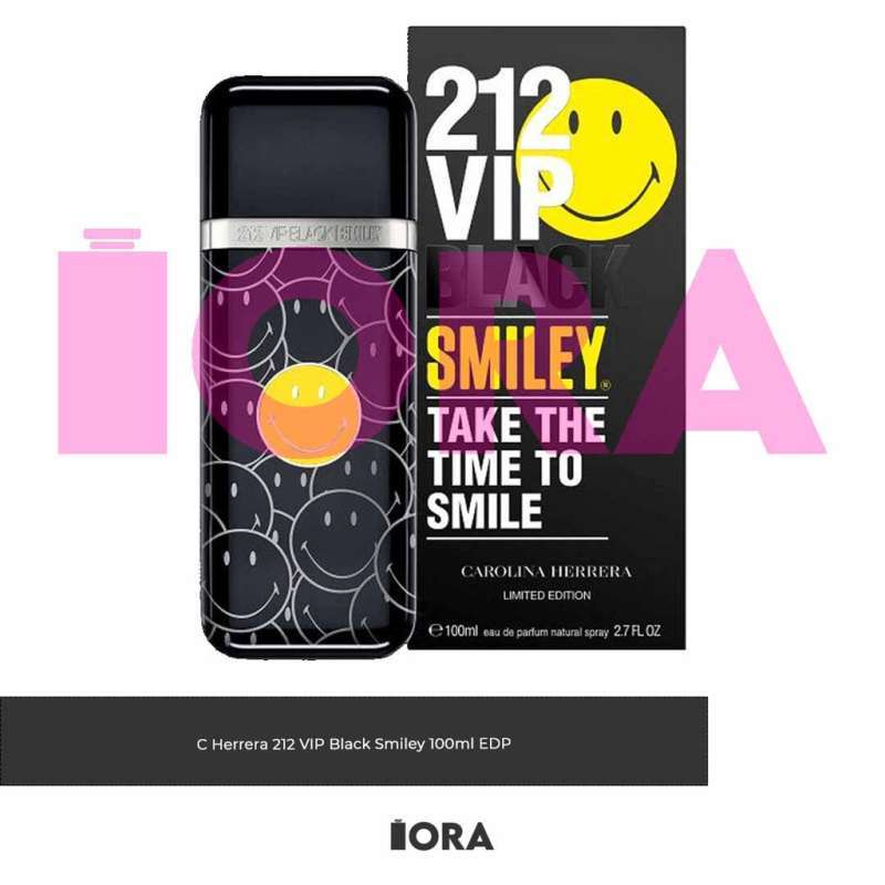 Jual C Herrera 212 VIP Black Smiley 100ml EDP - Parfum Original di Seller IORA Scent & Beauty ...