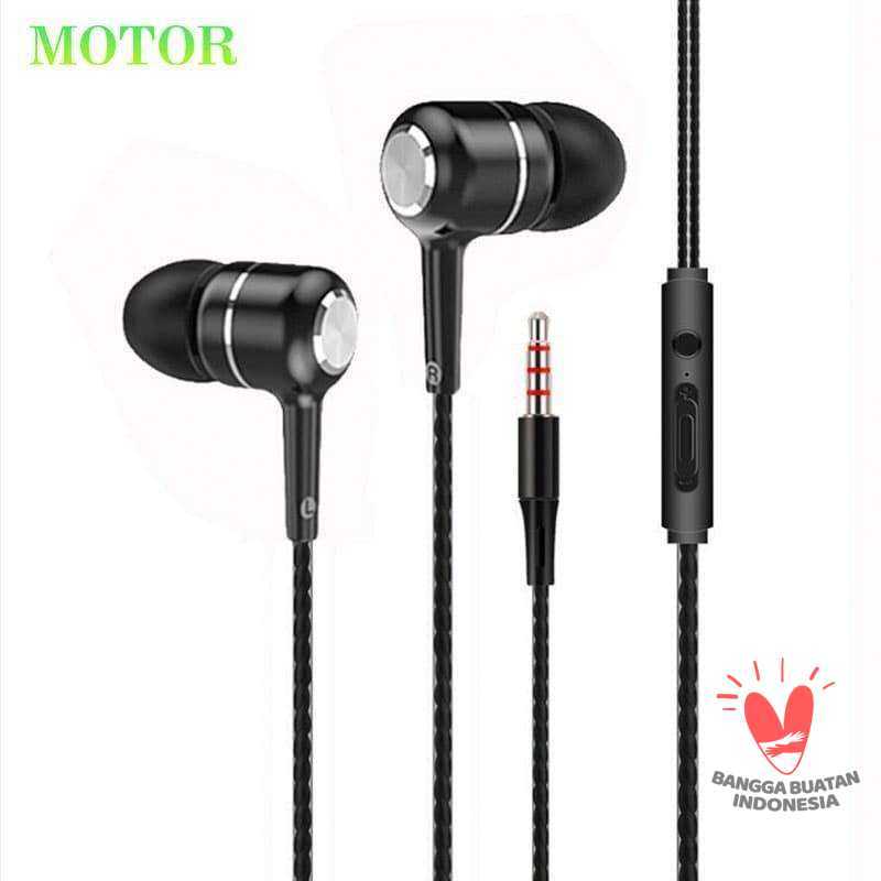 Jual Motor T1 In Ear Monitor Earphone Gaming Bass Headset Microphone Di ...