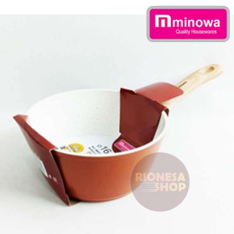 Jual Sauce Pan 14 / 16 / 18 cm Minowa Rosela Series Marble Induksi ...