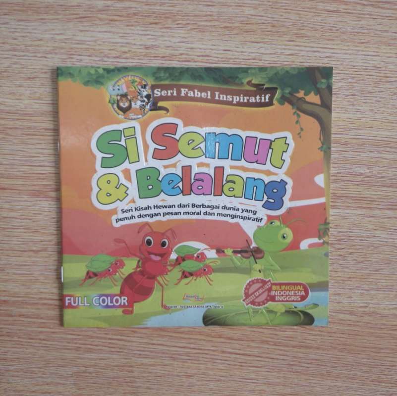 Jual Buku Cerita Bergambar Seri Fabel Semut dan Belalang - Buku Anak ... Jual Buku Cerita Bergambar Seri Fabel Semut dan Belalang - Buku Anak ...