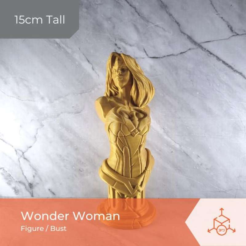 Jual Wonder Woman Bust | Figures | Action Figure | 3d Print Figure Di ...