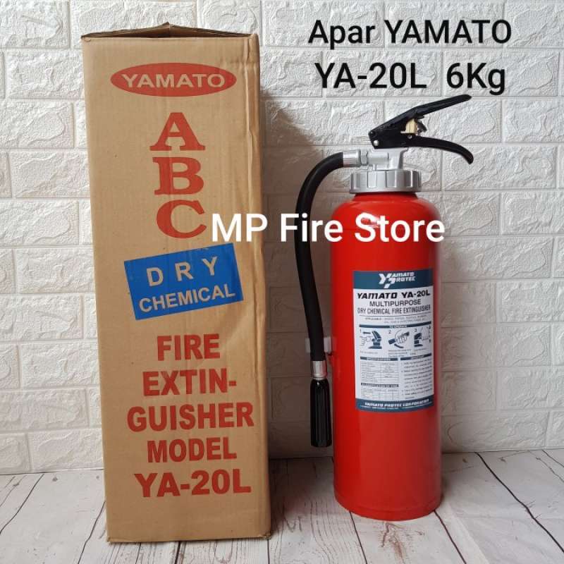 Promo APAR YAMATO 6 Kg (ABC Powder) 6kg Tabung Pemadam Api YA 20L YA-20L Diskon 4% di Seller ...