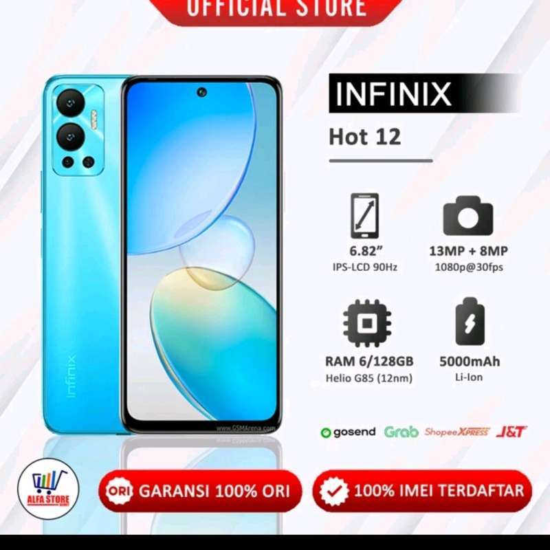 Promo INFINIX HOT 12 RAM 6GB - 128GB GARANSI RESMI di Seller Ifen Store ...