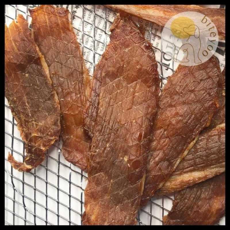 Jual Dehydrate Snack Daging Babi Pork Jerky Dog Anjing Daging Babi 100 ...