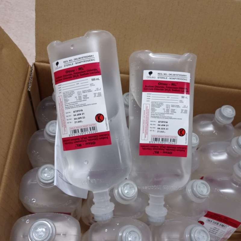 Jual Rl Otsuka 500 ml/cairan rl otsuka/plabottle otsuka infusion di Seller Albinka Store ...
