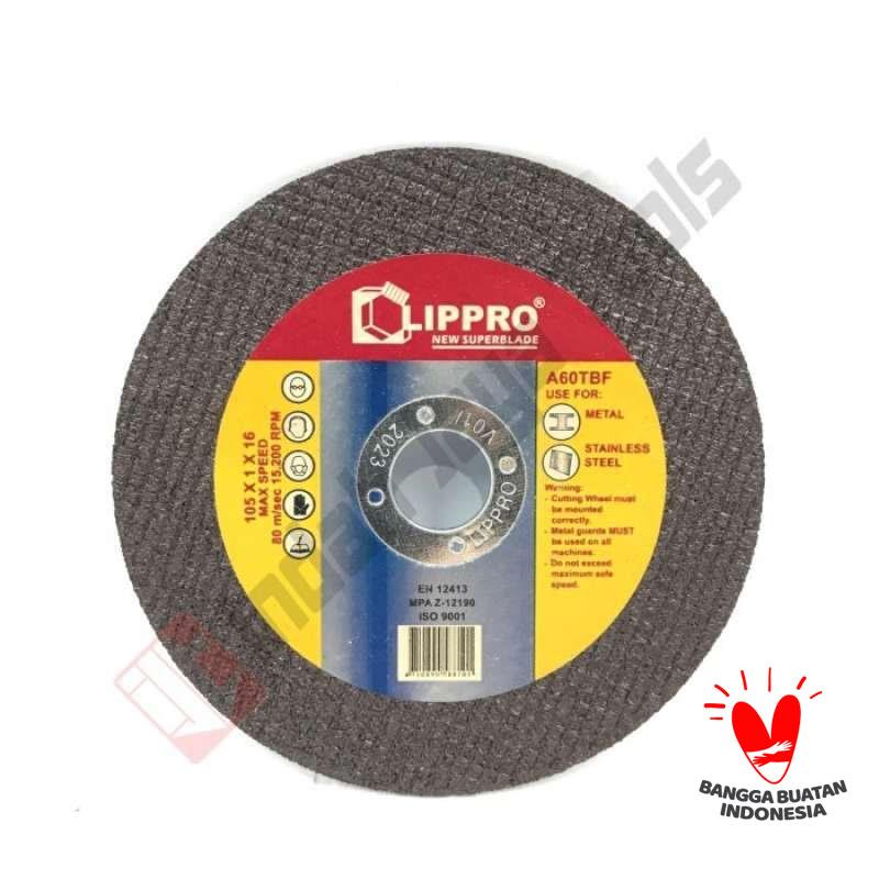 Jual Lippro New Superblade Batu Potong 4 Inch Besi Stainless Cutting ...