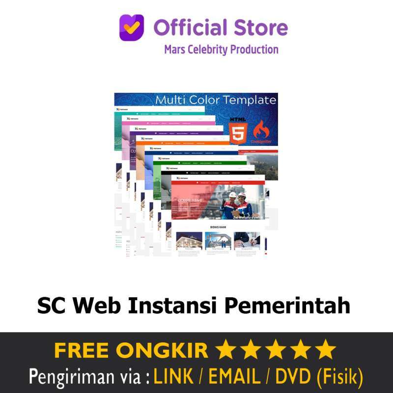 Jual Source Code Web Dinas Instansi Pemerintah 2 Framework CodeIgniter ...