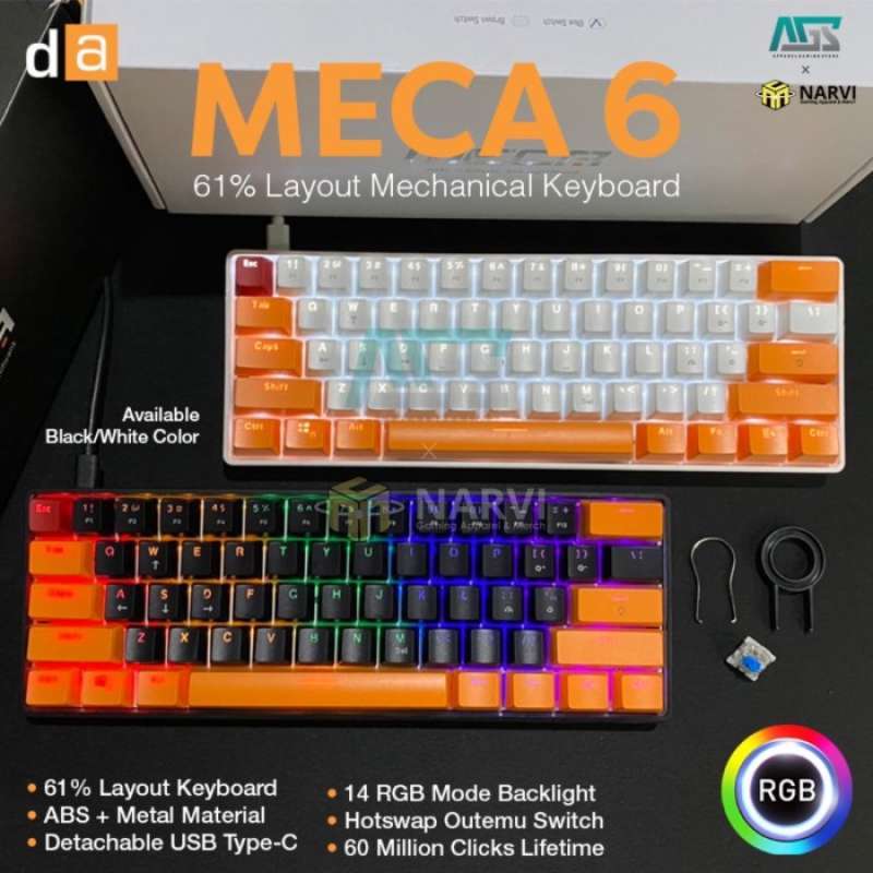 Promo DIGITAL ALLIANCE MECA 6 RGB - GAMING KEYBOARD Diskon 19% di Seller rooms games ...
