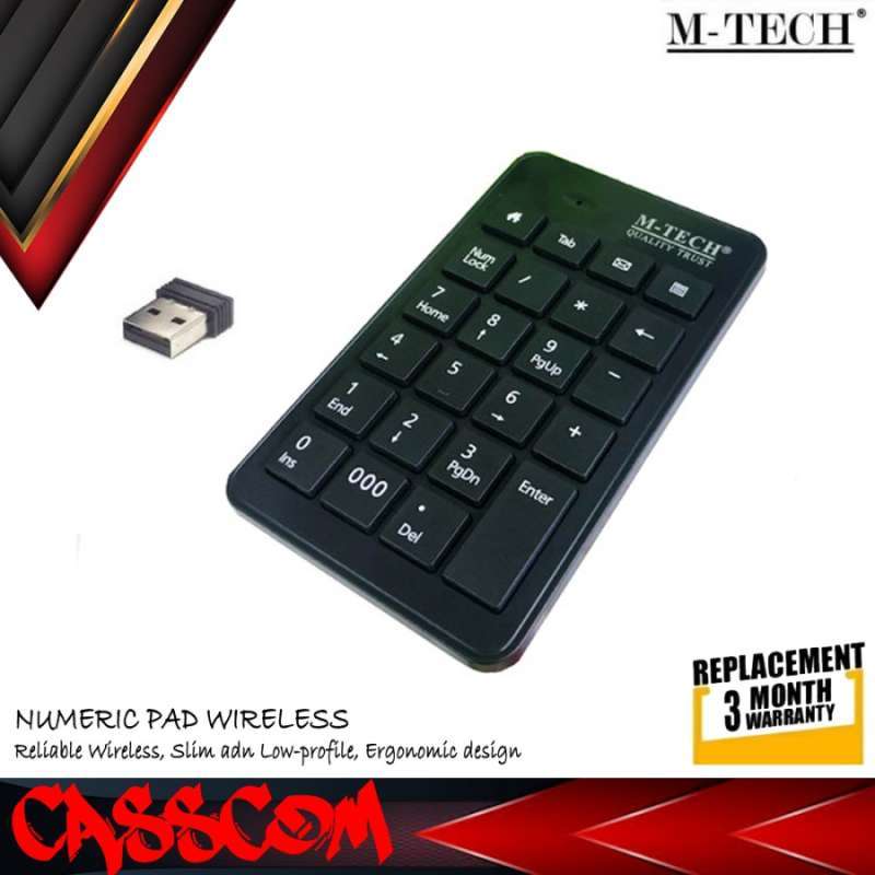 Jual M-tech Numeric Pad Wireless / Keyboard Numerik Wireless Di Seller ...