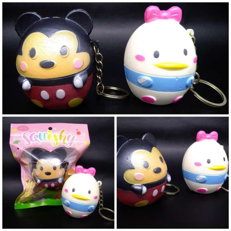 Jual Mini Cartoon Character Egg Squishy di Seller Bharata Jakarta Store ...