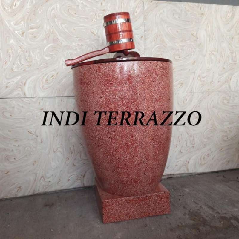 Jual Indi Terrazzo Bak Air Kamar Mandi Tipe Gelas Varian Merah| Bak Air ...