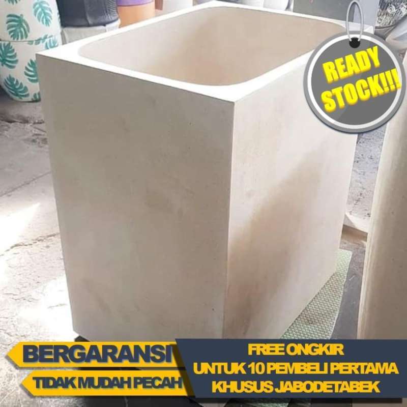 Jual INDI TERRAZZO BAK AIR KAMAR MANDI TERASO GLOSSY WHITE CANTIK ...