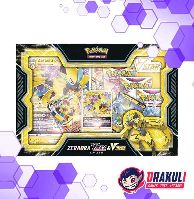 Jual TCG Pokemon Zeraora Vmax & Vstar Battle Box di Seller Drakuli ...