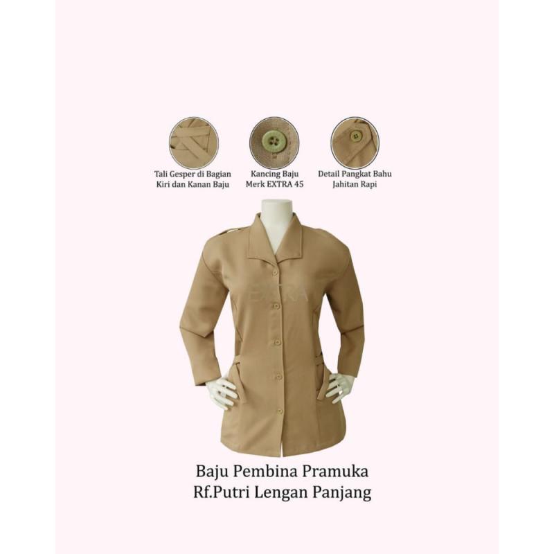 Jual EXTRA Seragam Sekolah - Baju Pembina Rafilo Putri Lengan Panjang ...