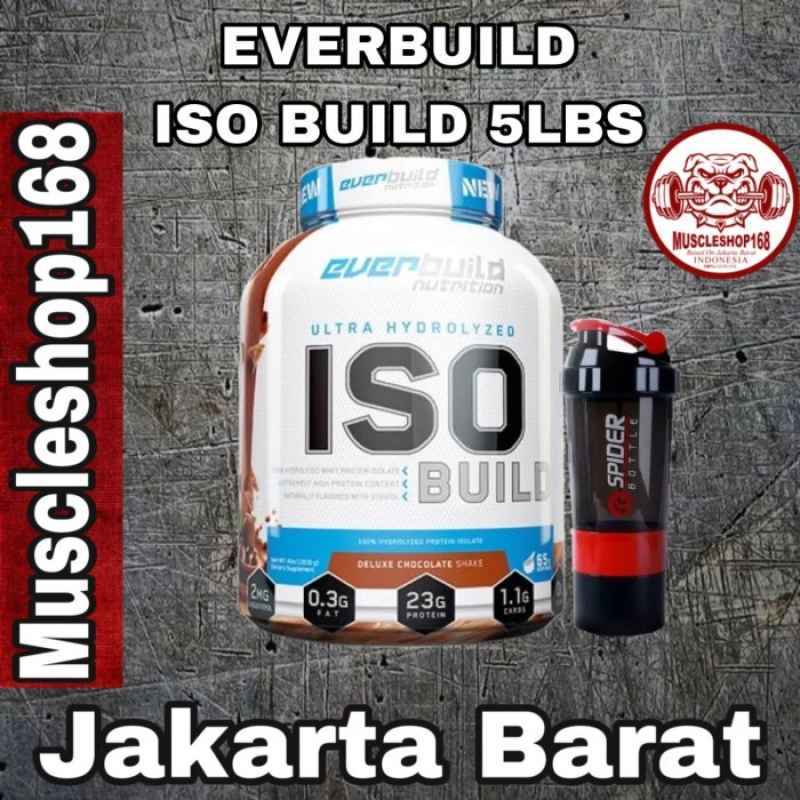 Jual Everbuild Nutrition Ultra Hydrolyzed Iso Build 5 Lbs Isolate - Multivariasi di Seller ...