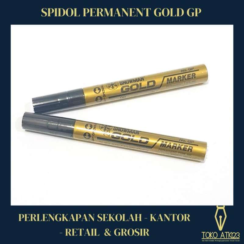 Jual Spidol Gold Permanent Original Harga Termurah Mei 2024 | Blibli