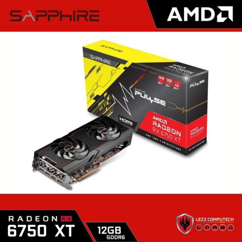 Jual SAPPHIRE PULSE AMD Radeonâ ¢ RX 6750 XT Gaming OC 12GB GDDR6 di ...