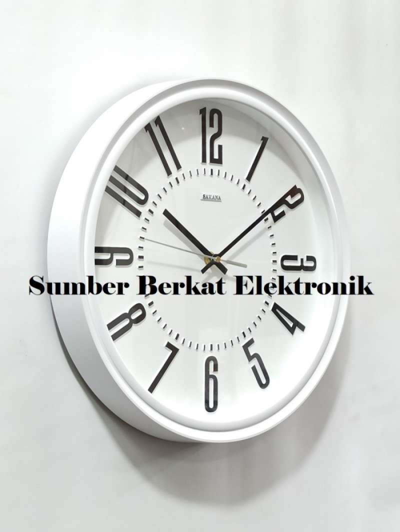 Jual Jam Dinding Sakana 550 Sakana Wall Clock 550 Putih Di Seller Pasar ...