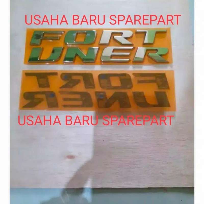 Jual EMBLEM TULISAN FORTUNER ORIGINAL di Seller Usaha baru sparepart ...