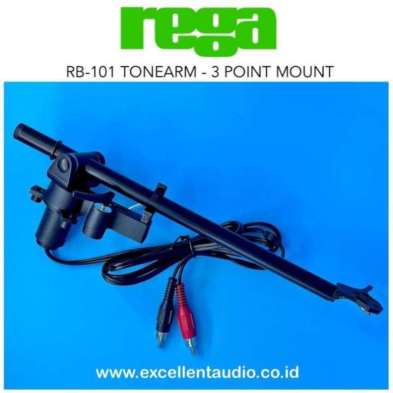 Jual Rega RB101 turntable tonearm 3 point mount with internal wiring di ...