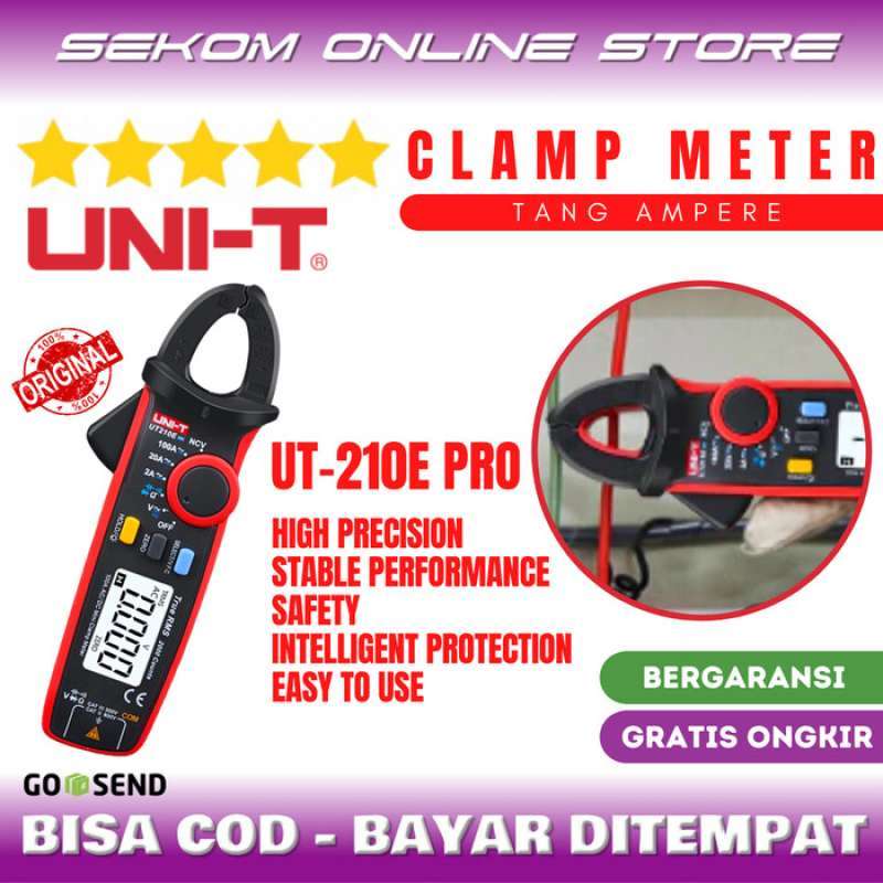 Promo UNI-T Digital Clamp Meter UT210E PRO Diskon 5% di Seller Odettee ...