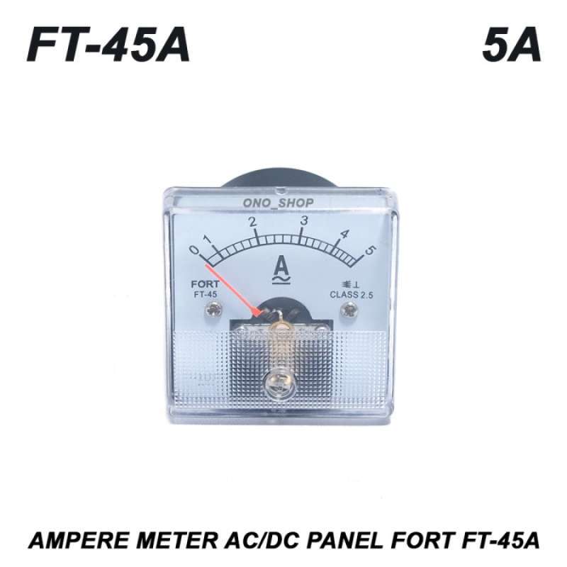 Jual Ampere Meter AC/DC Panel FORT FT-45A di Seller Odettee Shop ...