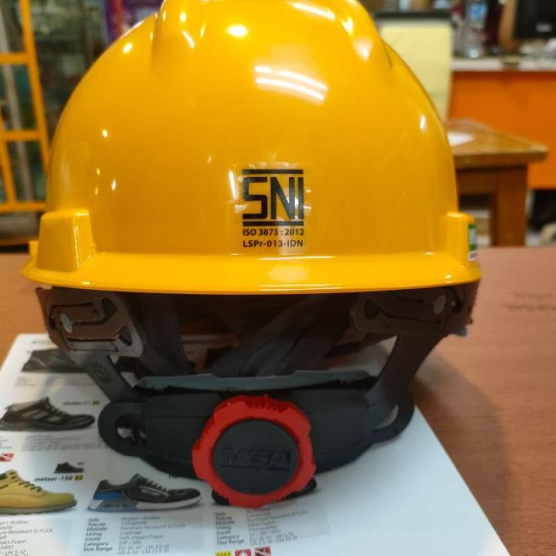 Promo Helm safety MSA SNI lokal fastrack warna kuning harga promo ...