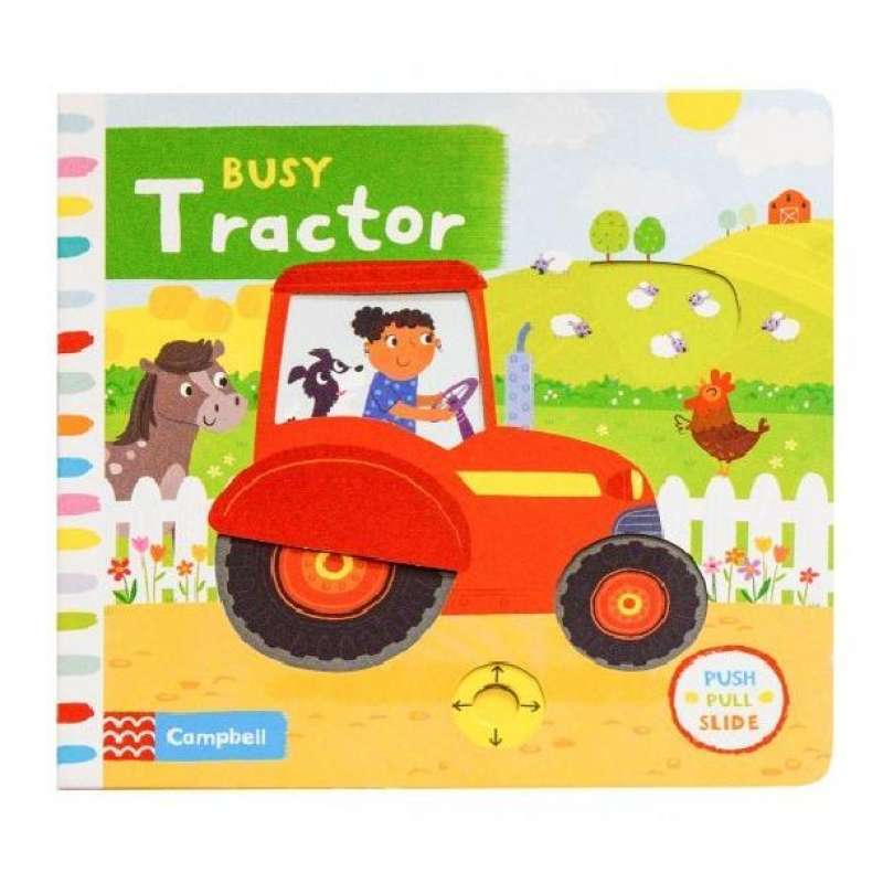 Jual Buku Campbell Busy Tractor - Push Pull Slide Book Di Seller ...