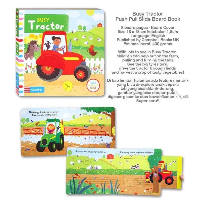 Jual Buku Campbell Busy Tractor - Push Pull Slide Book Di Seller Mideer123 - Sunter Agung, Kota ...