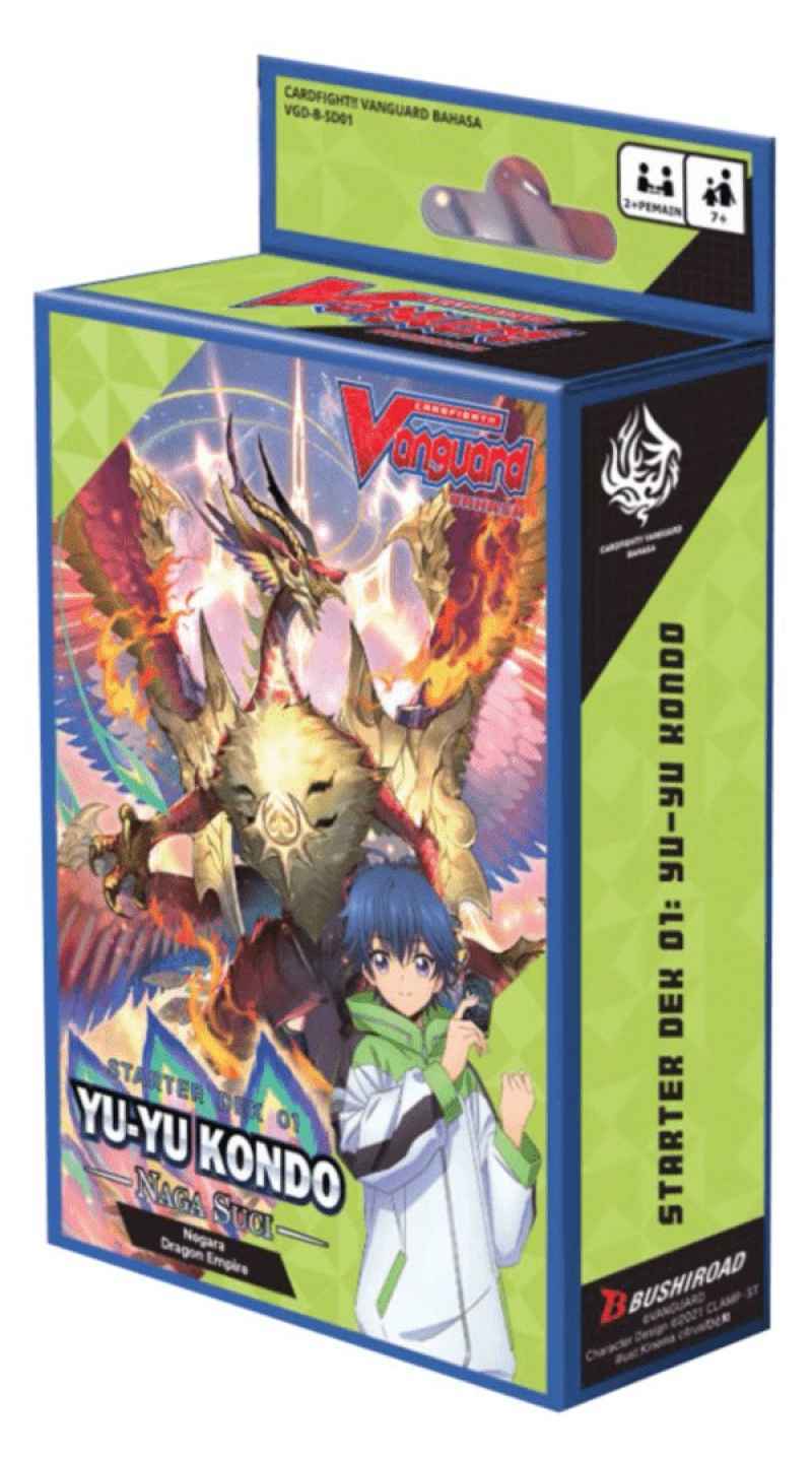 Promo VGB - SD01 Cardfight Vanguard Bahasa – SD01 Yu-yu Kondo Naga Suci – Starter Deck Diskon 15 ...