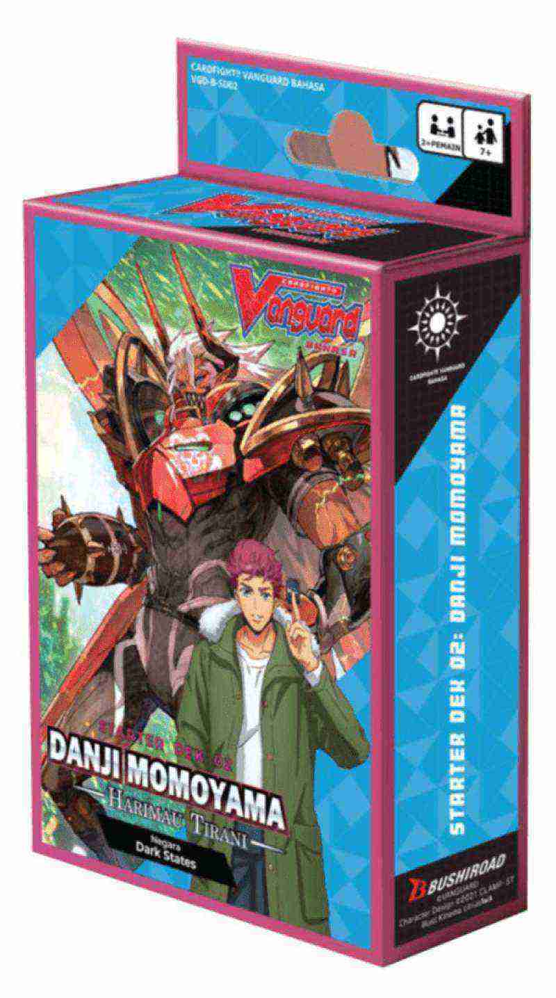 Promo VGB - SD02 Cardfight Vanguard Bahasa – SD02 Danji Momoyama Harimau Tirani – Starter Deck ...
