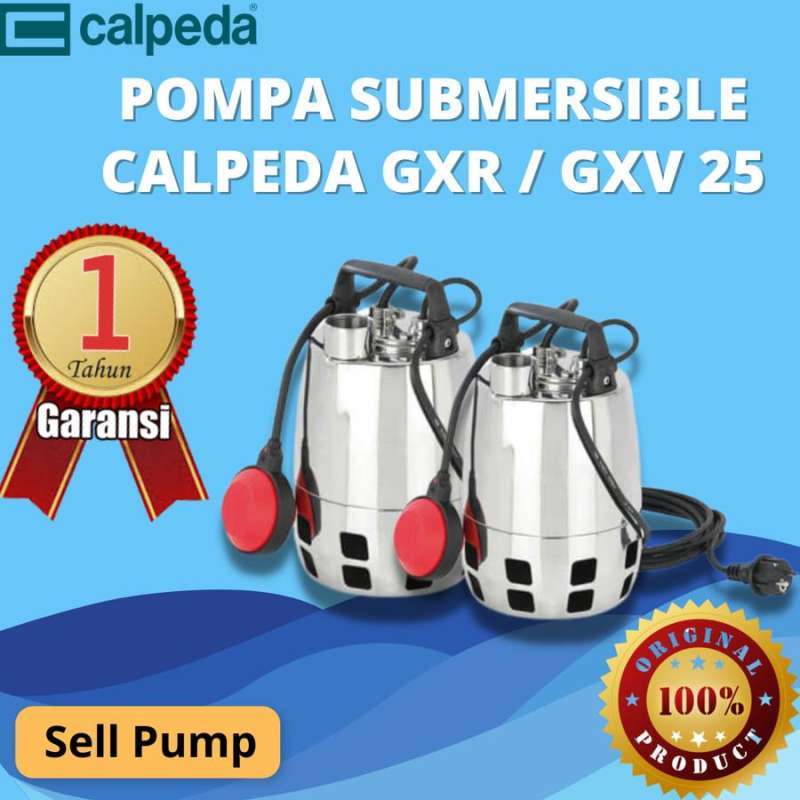 Jual Pompa Stainless Steel Submersible Calpeda GXR 13 + Motor 3 Phase di Seller Sell Pump ...