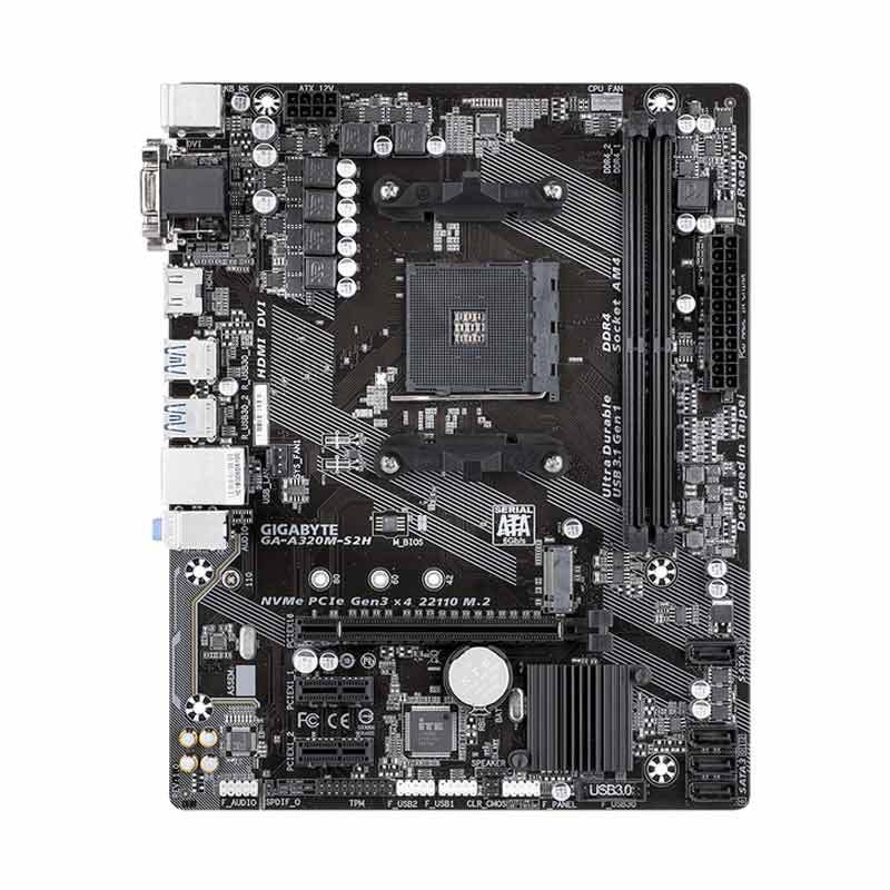Jual Gigabyte Ga-a320m-s2h [am4/ Amd Promontory/ A320/ Ddr4/ Usb3.1 ...