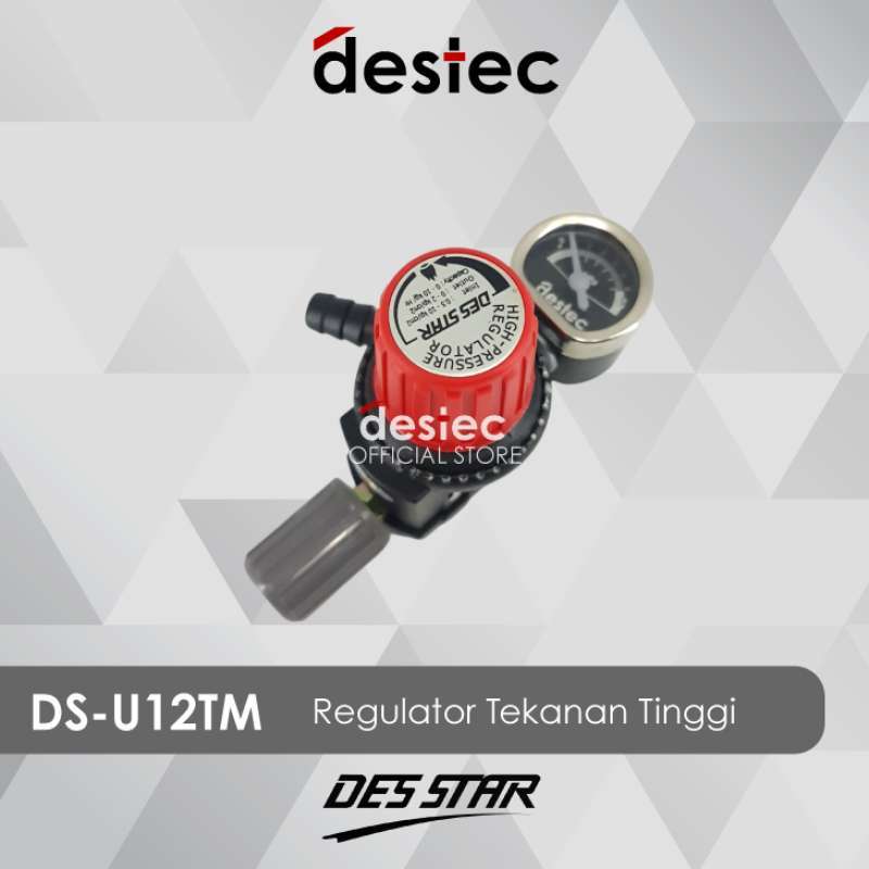 Promo Regulator Gas DESSTAR DS-U12TM Tekanan Tinggi dengan Indikator ...