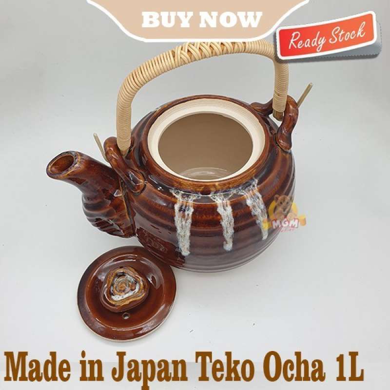 Jual Made In Japan Teko Ocha Keramik Japanese Teapot Handmade 1.2l Di ...