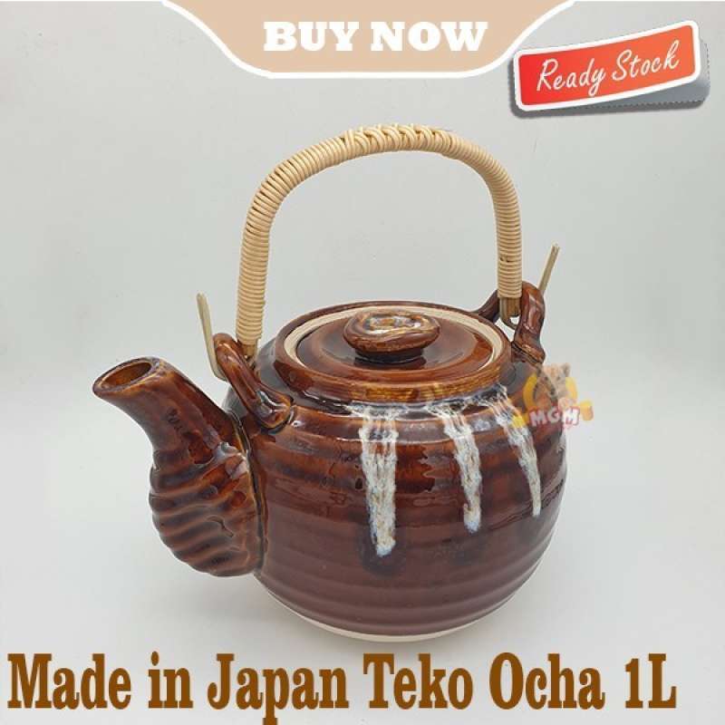 Jual Made In Japan Teko Ocha Keramik Japanese Teapot Handmade 1.2l Di ...