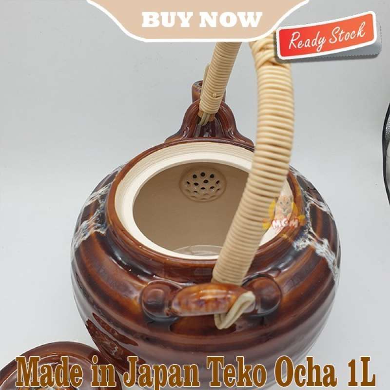 Jual Made In Japan Teko Ocha Keramik Japanese Teapot Handmade 1.2l Di ...